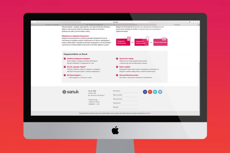 Logo and webdesign for financial services